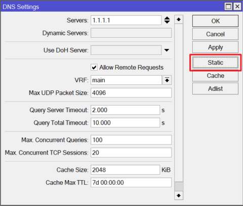 Mikrotik - konfiguracja DNS - Maciej Roszkowski